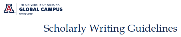 Graduate Doctoral Writing Uagc Writing Center